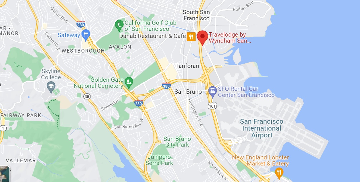 Best Cheap Hotel Near SFO Airport - Travelodge SFO Airport